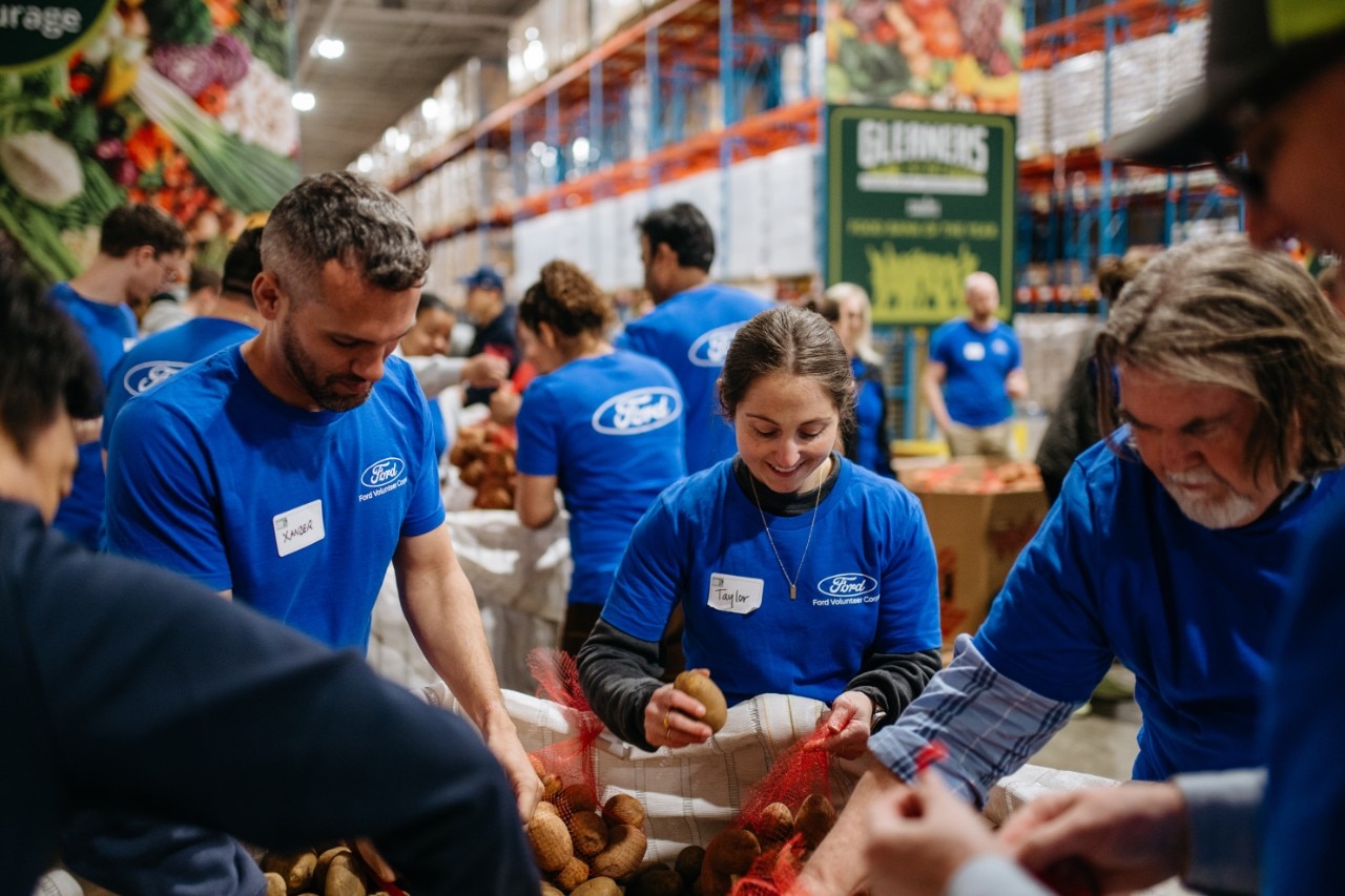 Engineering Kindness: Ford Volunteer Boosts Food Bank Efficiency